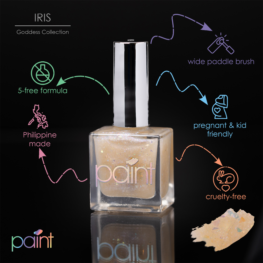 Paint Polish Nail Polish - Iris | Goddess Collection | Peach | Sheer ...