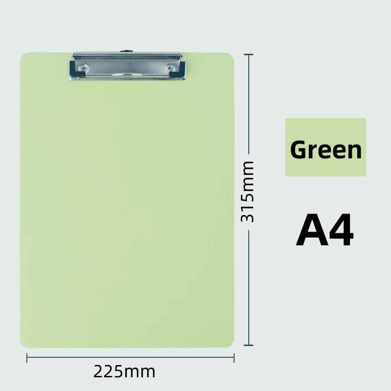 A4 Clip Board Hard Board Long Clip Pad File Paper Folder Writing Pad ...