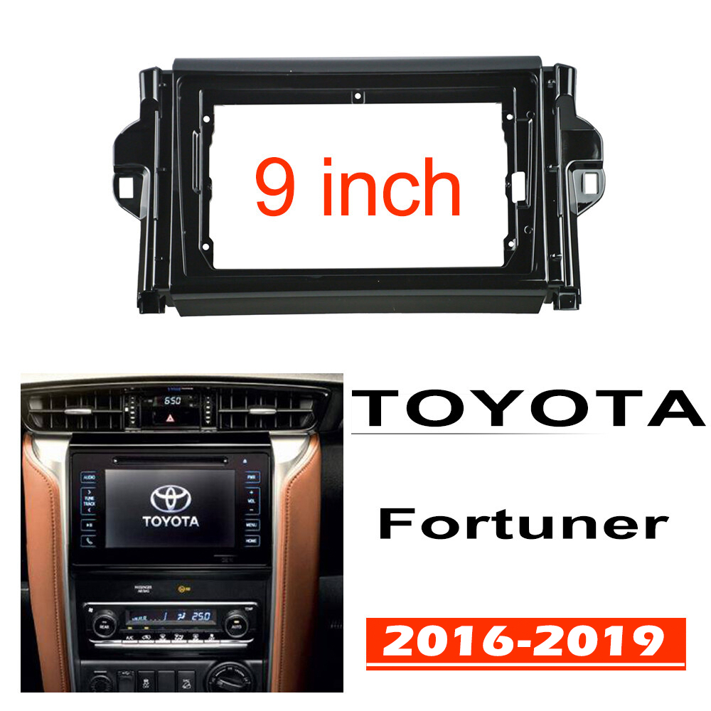 9inch Car Stereo 2din Panel Radio Frame for Toyota Hilux Fortuner Vigo 2004-2019 Car Radio ...