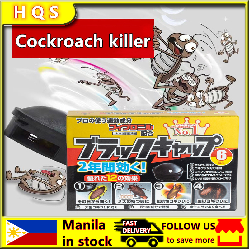 6 pcs Cockroach Killer control Insect Killer pest Repellent Trap Cockroach Medicine Stickers ...