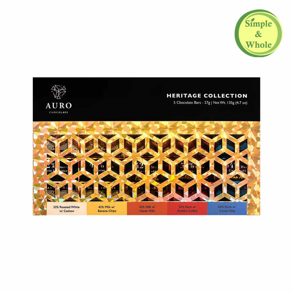 Auro Chocolate Heritage Collection Set - 5 Chocolate Bars x 27g (135g) | Shopee Philippines