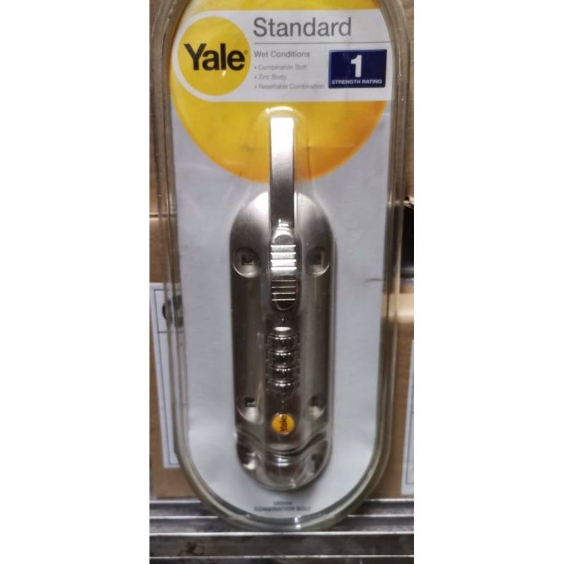 Yale 4 Dial Combination Bolt Lock Y600/120/1 | Shopee Philippines