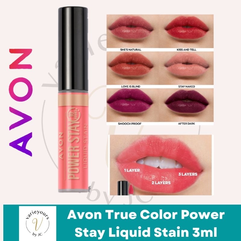 Avon True Power Stay 10 hours Liquid Stain 3ml | Shopee Philippines