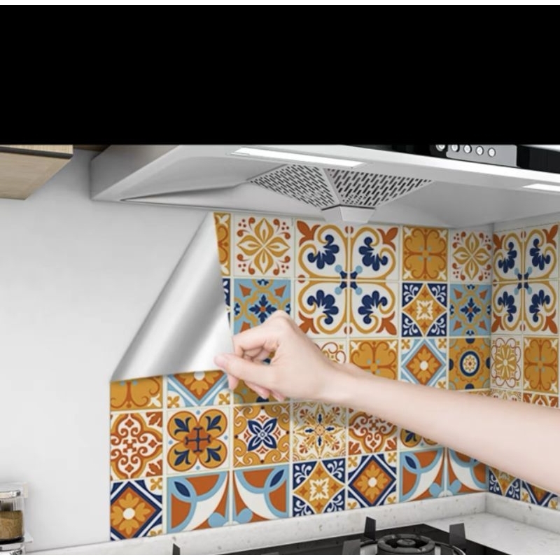 New Kitchen Adhesive wall sticker wallpaper 5mx40cm water proof ...