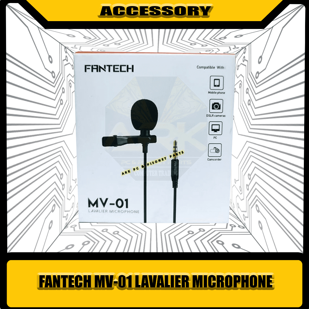 fantech mv-01 lavalier microphone | Shopee Philippines