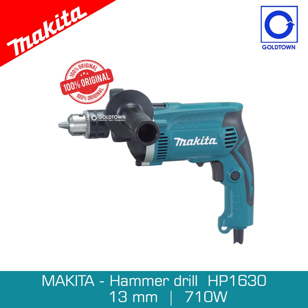 Original Power Tool MAKITA HP1630 Hammer Drill 1/2" 710W | Shopee ...