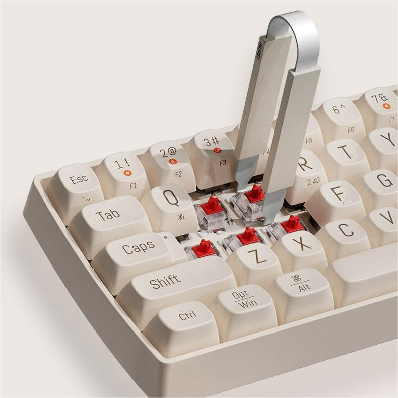 Lofree Touch 100 Keys Triple Mode Wireless Mechanical Keyboard (Tofu ...