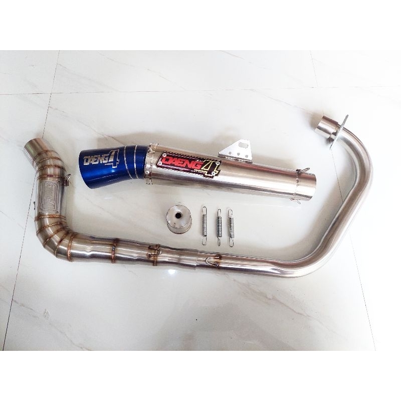 DAENG MUFFLER for TMX 125/155 / RUSI /MOTORSTAR/PINOY/EXT/RACAL/ with ...