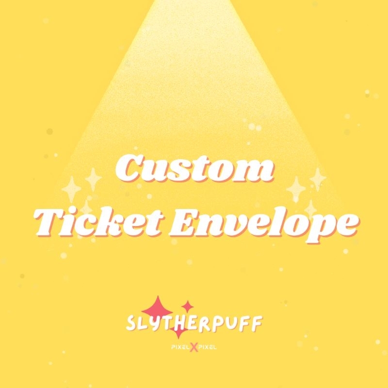 Custom Ticket Holder/Envelope | Shopee Philippines