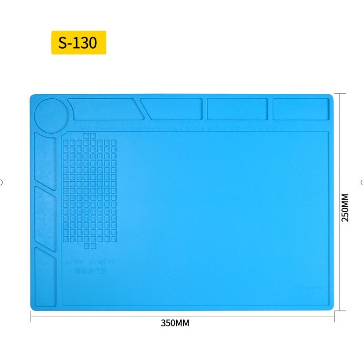 450mm × 300mm Heat Insulation Silicone Mat Pad Phone Repair Platform ...