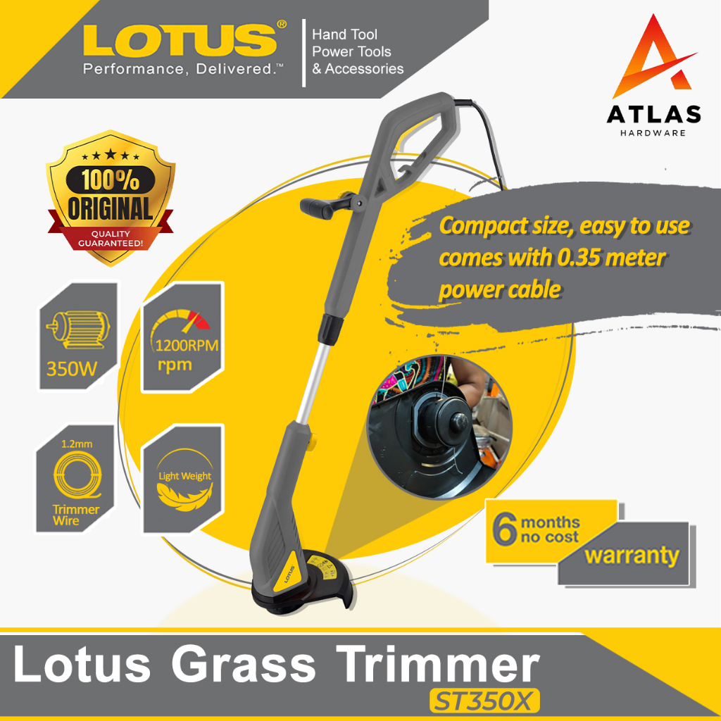 LOTUS Grass Trimmer 350W Electric Grass Cutter | Shopee Philippines