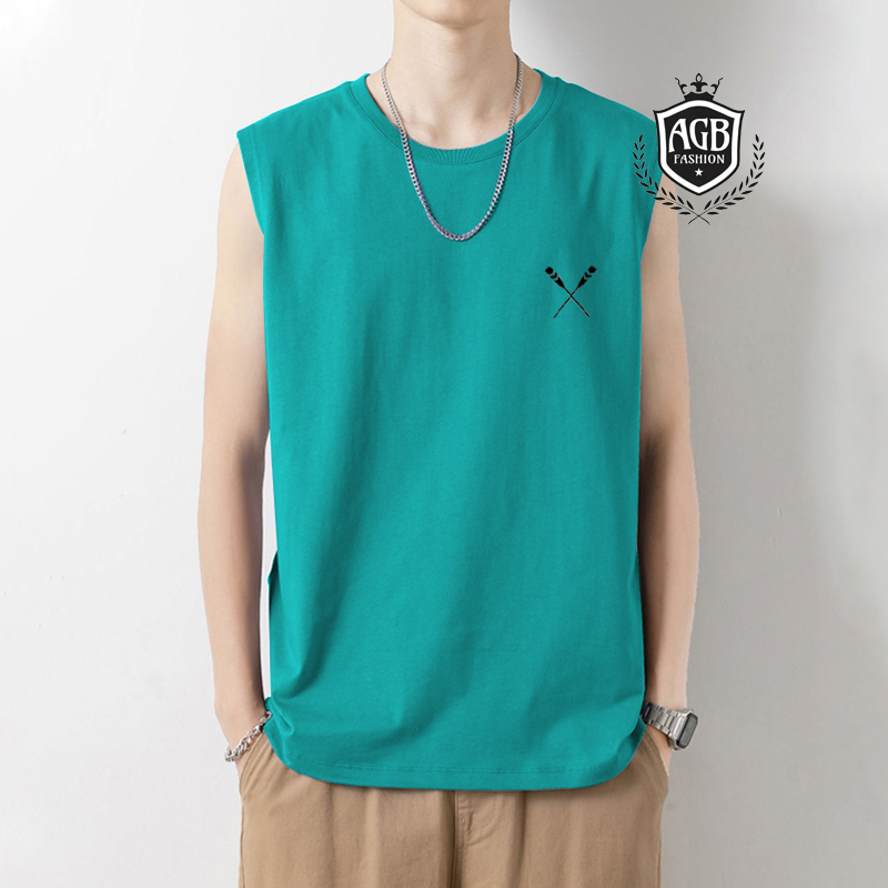 Men Muscle Sando High Quality Cotton Round Neck Graphic Print | Shopee ...