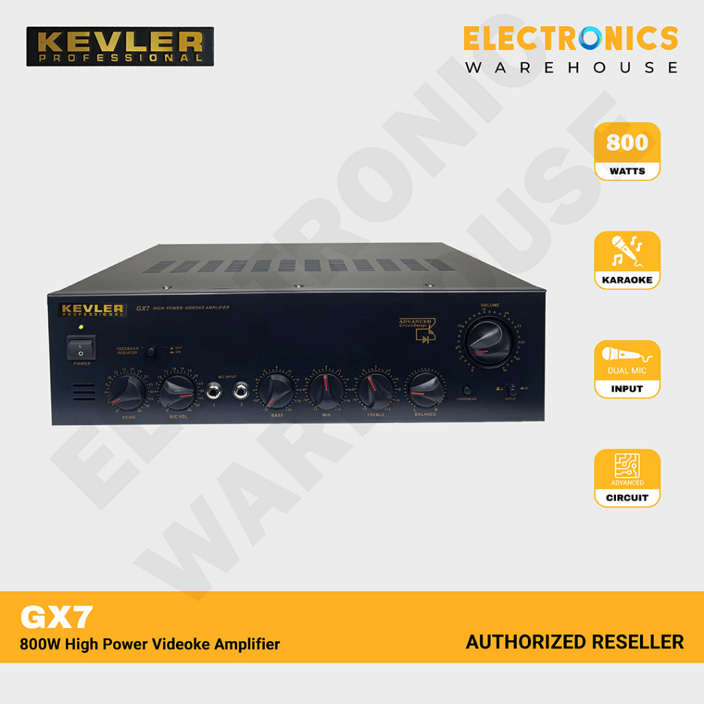 Kevler GX7 800W High Power Videoke Amplifier | Shopee Philippines