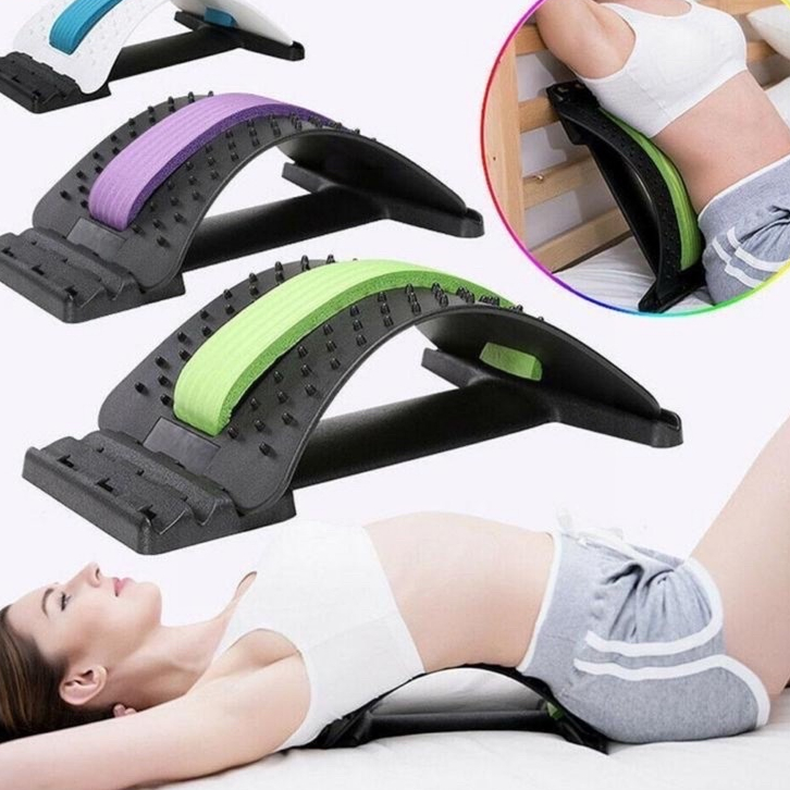 Magic Back Support Spine Stretcher Lumbar Support Muscle Relief ...