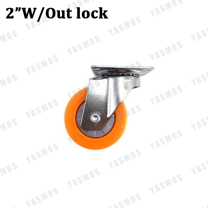(1PC)Caster wheel heavy-duty trolley wheel set swivel fixed lock caster ...