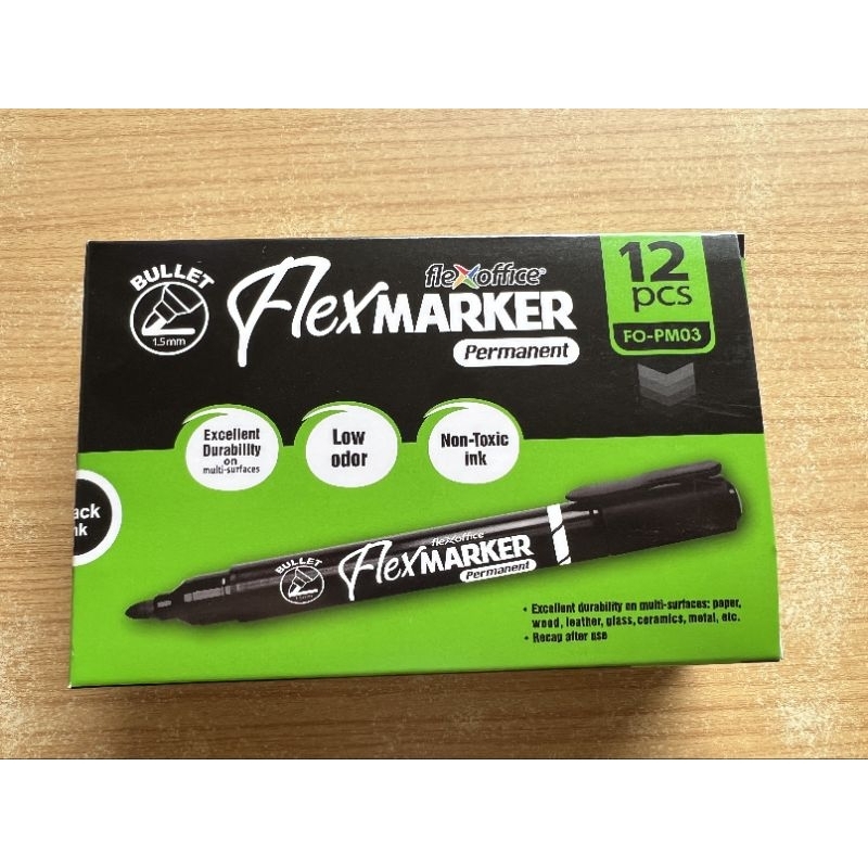 Pentel Pen flexmarker Flexoffice 12pcs | Shopee Philippines
