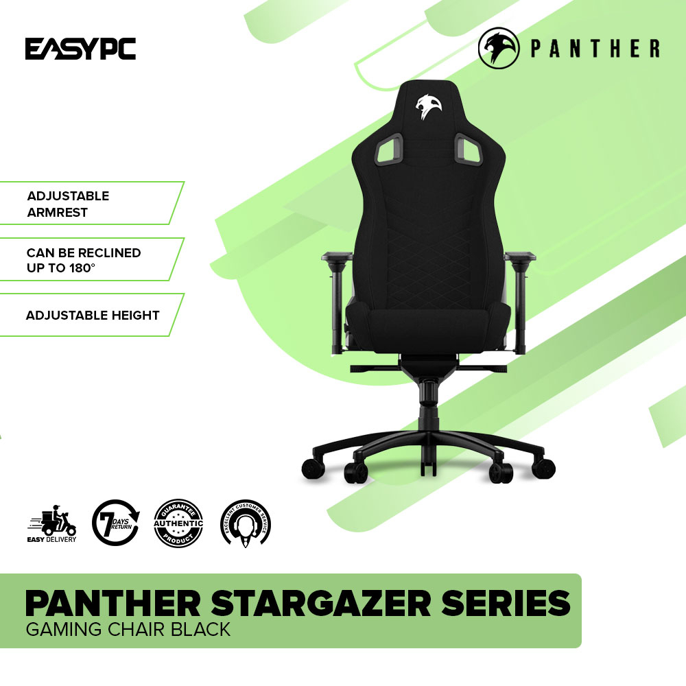 EasyPC | Panther Stargazer Series Gaming Chair Black | Shopee Philippines