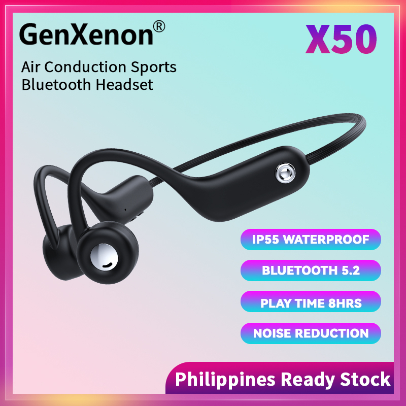 GenXenon X50 Earphones Air Conduction Sports Wireless Headset Bluetooth ...