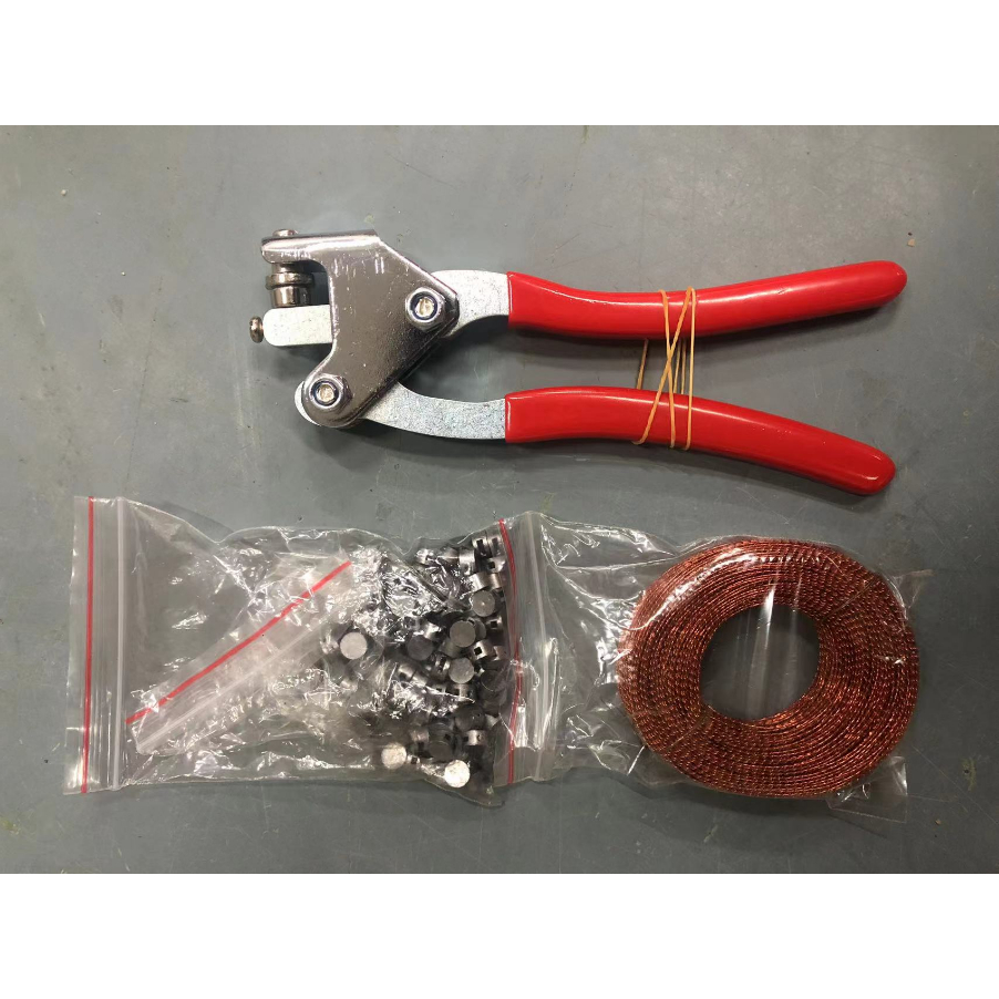 【ready stock】 Sealing pliers set: 1 sealing pliers+100 circular lead ...