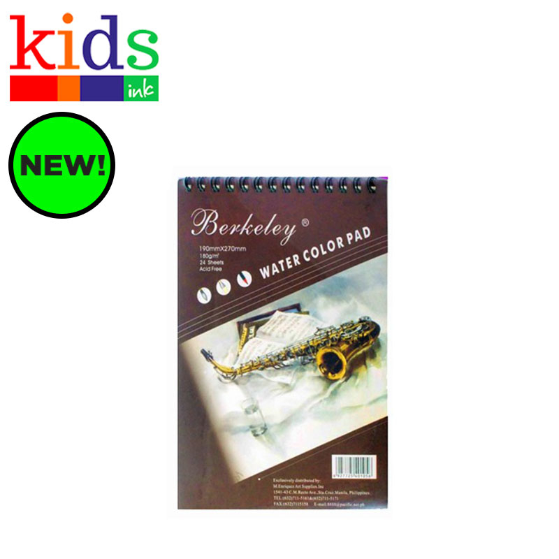 Berkeley Watercolor Pad A113 8x11 24 Sheets - Kids Ink | Shopee Philippines
