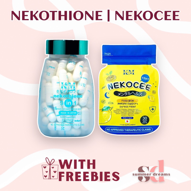NEKOTHIONE 9 in 1 Neko by Kath Melendez Skin Whitening Glutathione 60 ...