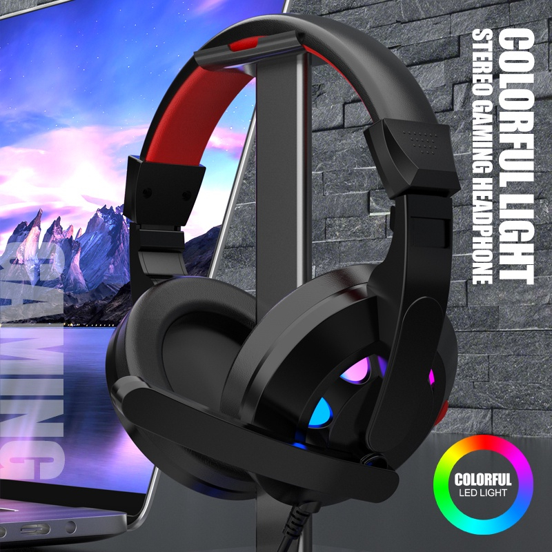 Inplay S300 Gaming Headset with Mic RGB Headset for PC and Laptop Black ...