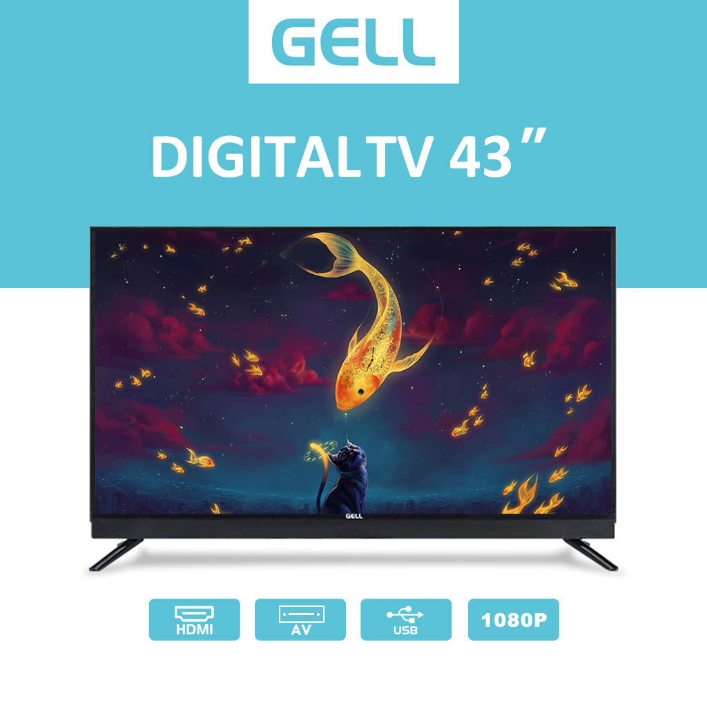 GELL LED TV 43 inches sale led promo led tv flat on sale screen tv Full ...