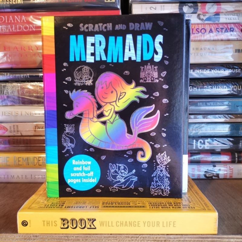 Scratch and Draw Mermaids by Connie Isaacs [authentic, hard cover ...