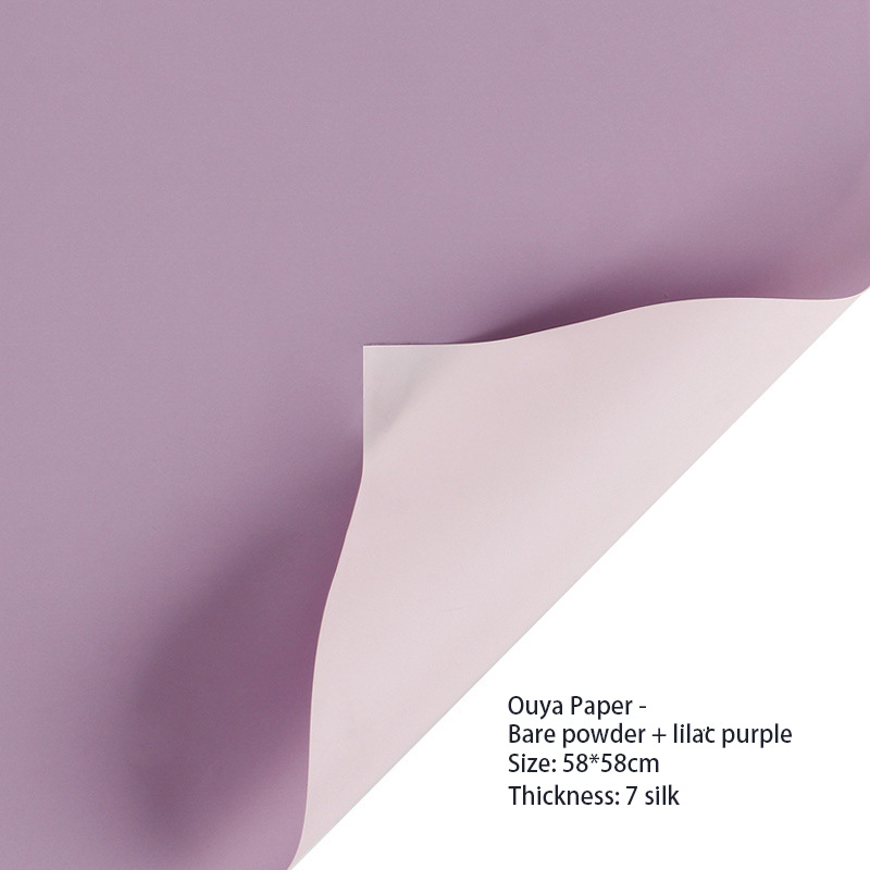 10pcs Two-Sided Colored Flower Wrappers 58*58cm Gift Wrapping Paper ...