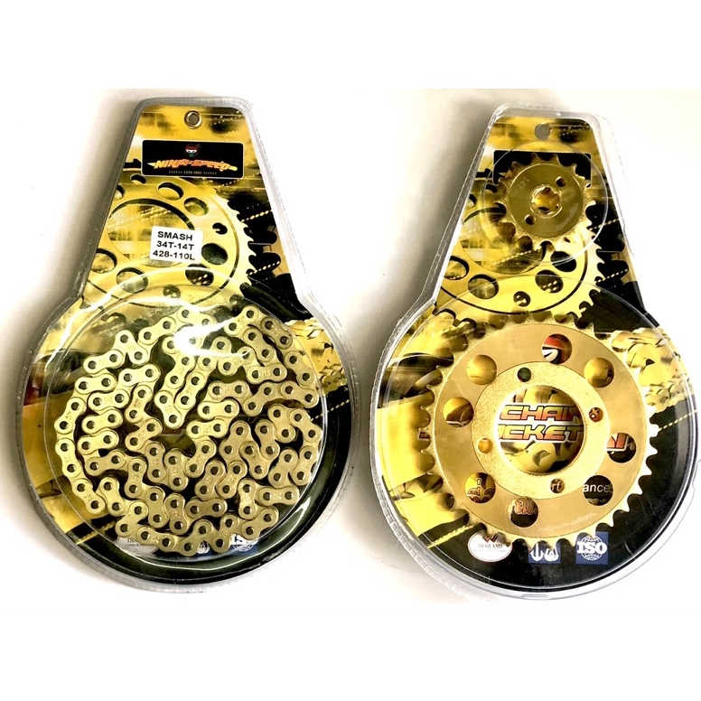 NINJA SPEED SPROCKET CHAIN SET SMASH 110/115/RAIDER150 CARB/FI | Shopee ...