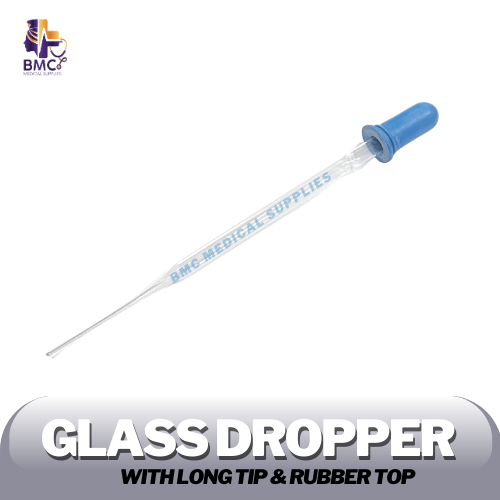 Glass Dropper [Rubber Top & Long Tip] | Shopee Philippines