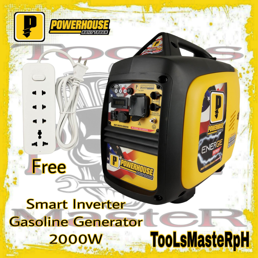 POWERHOUSE 2000W Smart Inverter Gasoline Generator PH-ENERGIE-4000 ...