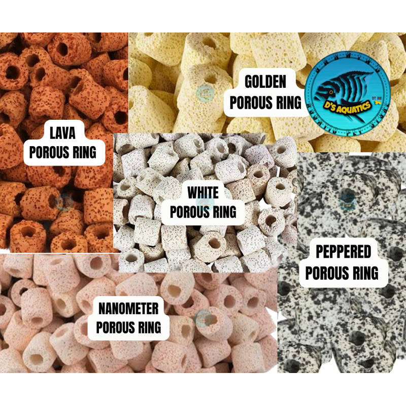 Porous Ceramic Ring (FILTER MEDIA) 100g | Shopee Philippines