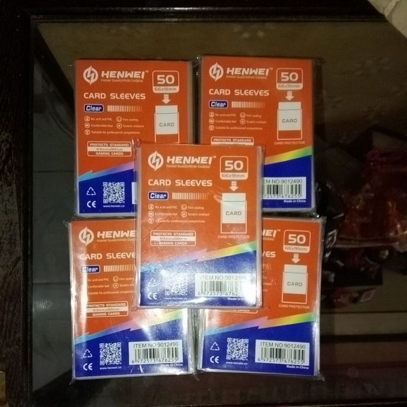 Henwei Outer Protection Sleeves Matt Textured for Cardfight Vanguard/Yu ...