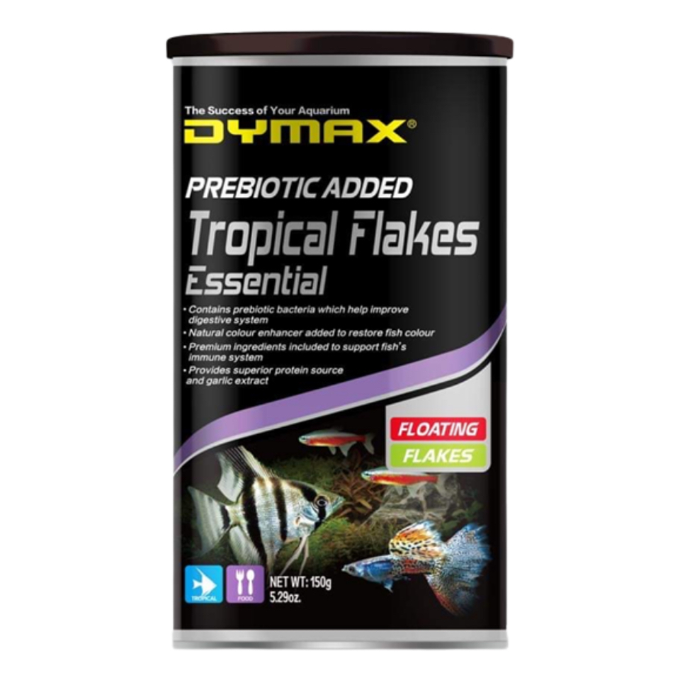 Dymax Tropical Flakes Essential Floating Flakes Fish Food 150g (5.29oz) | Shopee Philippines