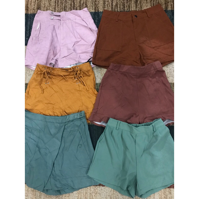 KOREAN COTTON ZIPPER SHORTS | Shopee Philippines