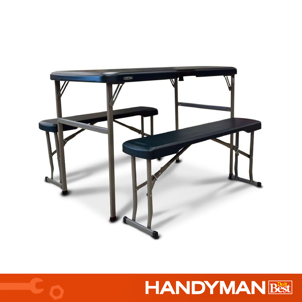 Lifetime Recreation Table and Bench Set Hunter, Green (80427) | Shopee ...