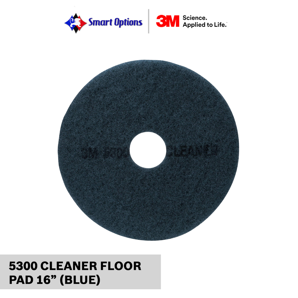 3M CLEANER FLOOR PAD 5300 16" (BLUE) | Shopee Philippines
