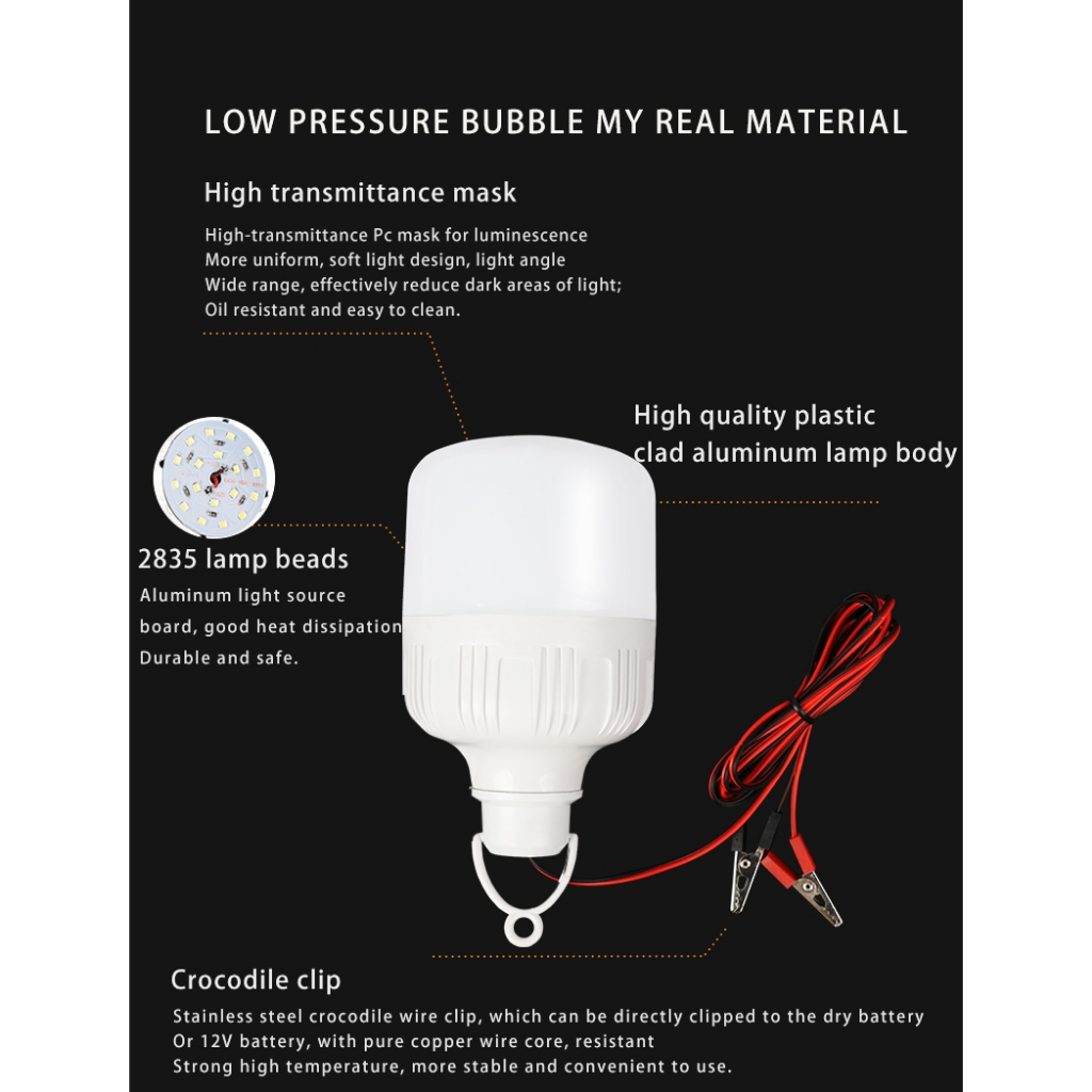 AMASCO DC 12V 5W/10W/15W/25W LED Bulbs Lamp Lighting Fixture Night ...