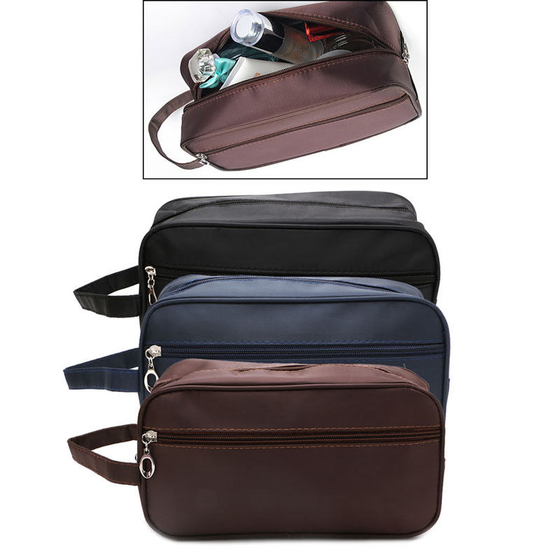 Men's Toiletry Bag Travel Wash Shower Bag Organizer Kit Cosmetic Bag ...
