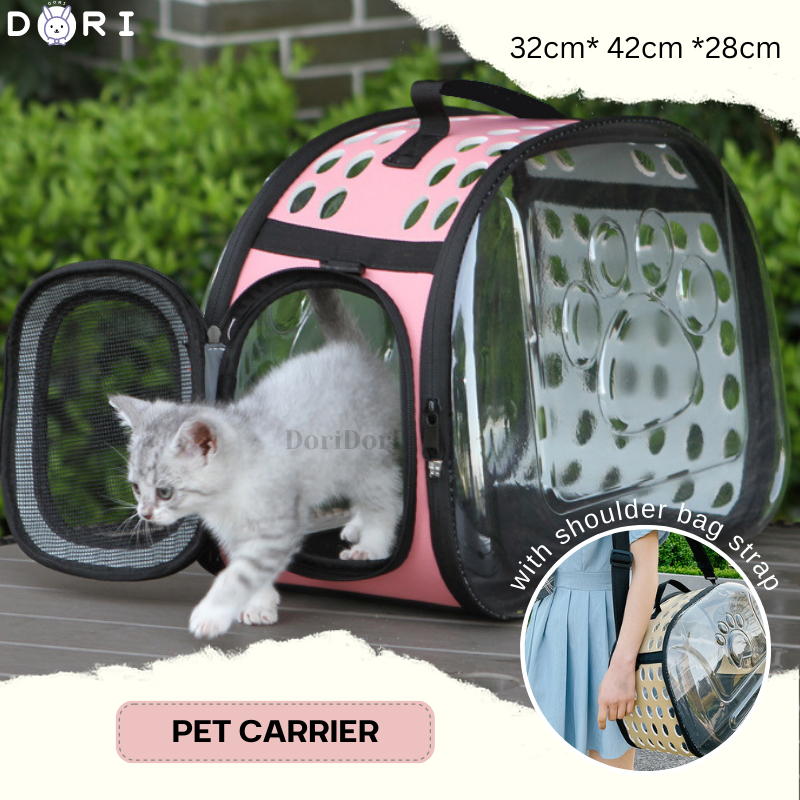 DORI Pet Carrier travel bag Dog Carrier Cat Folding Travel Portable ...