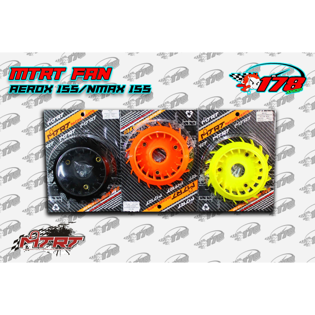 MTRT fan aerox155/nmax155 orange yellow black (high quality) | Shopee ...