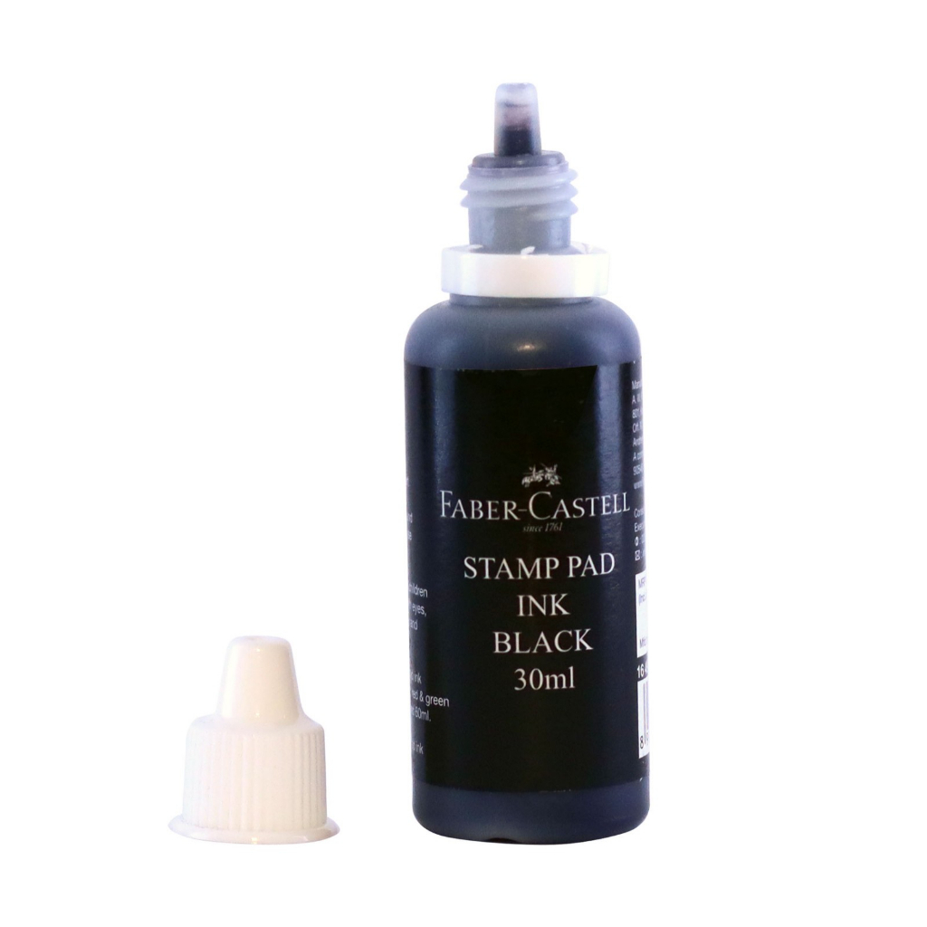 Faber Castell Stamp Pad Ink Black 30ml | Shopee Philippines