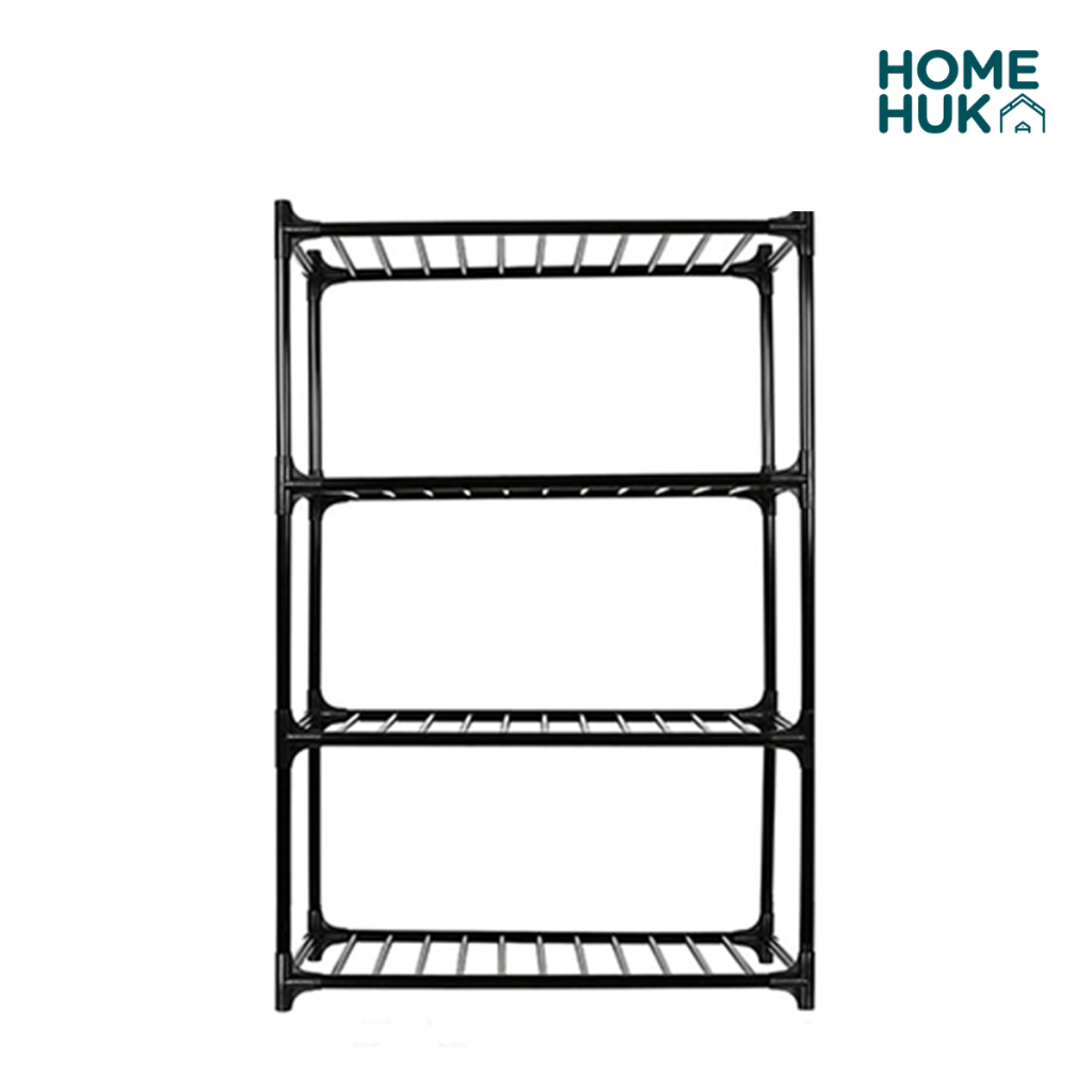 Homehuk Hakone Powder Coated Steel Multifunctional Shelf Storage 4 ...