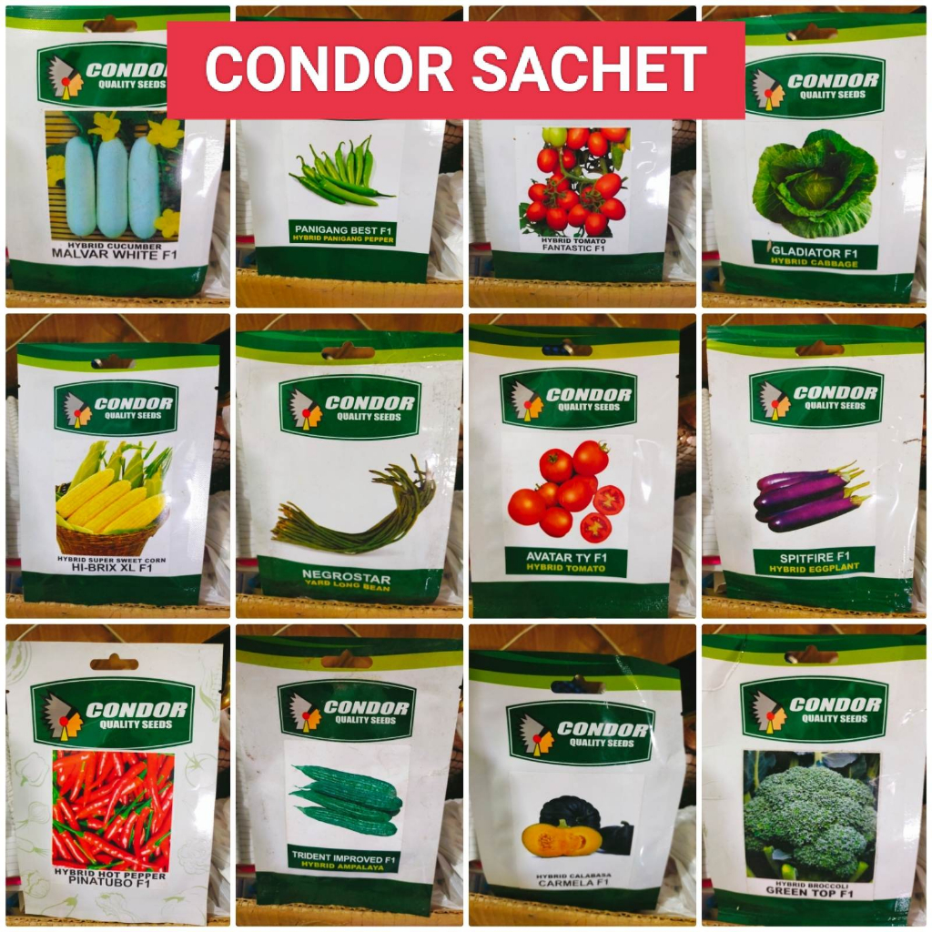 CONDOR ORIGINAL SACHET SEEDS | Shopee Philippines