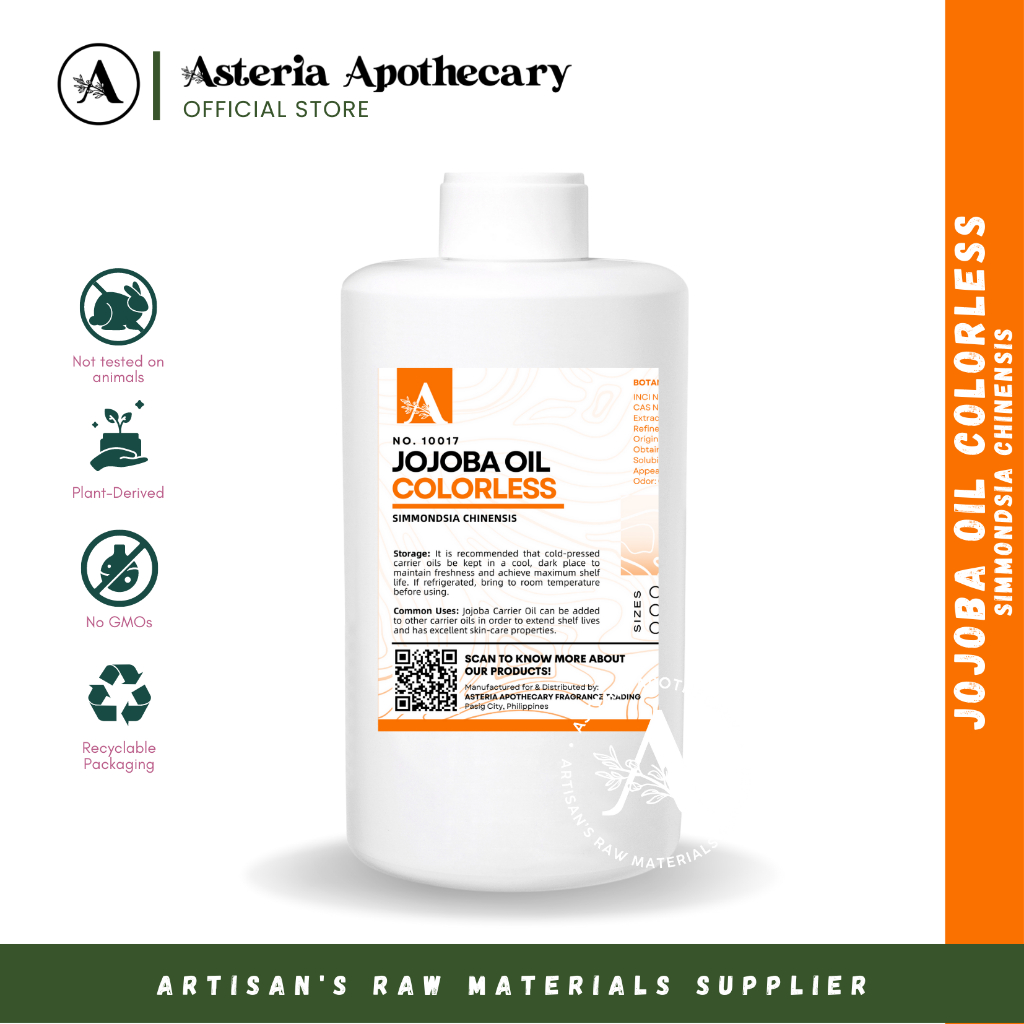 Colorless Jojoba Oil REFINED 250ML / 500ML / 1L (Carrier Oil / Base Oil ...