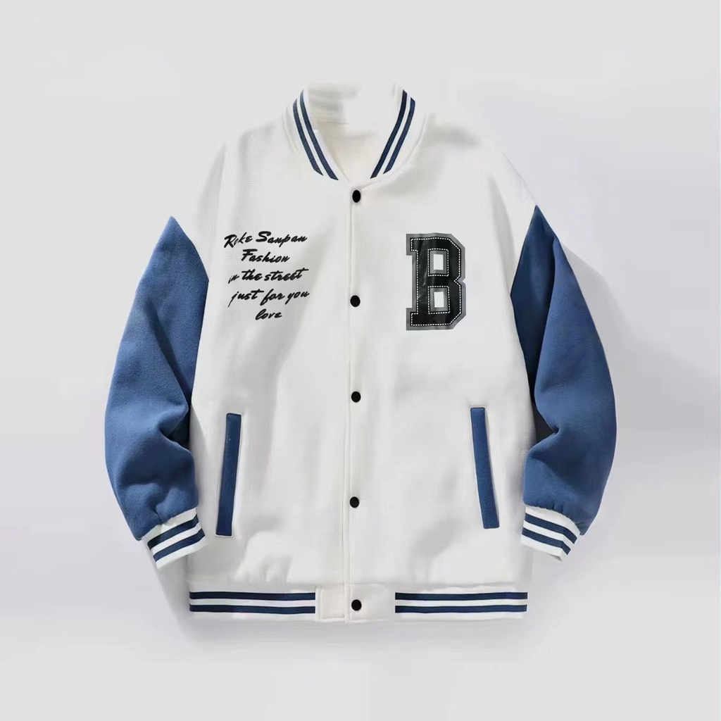 Men's High Quality LOng sleeve Baseball jacket | Shopee Philippines