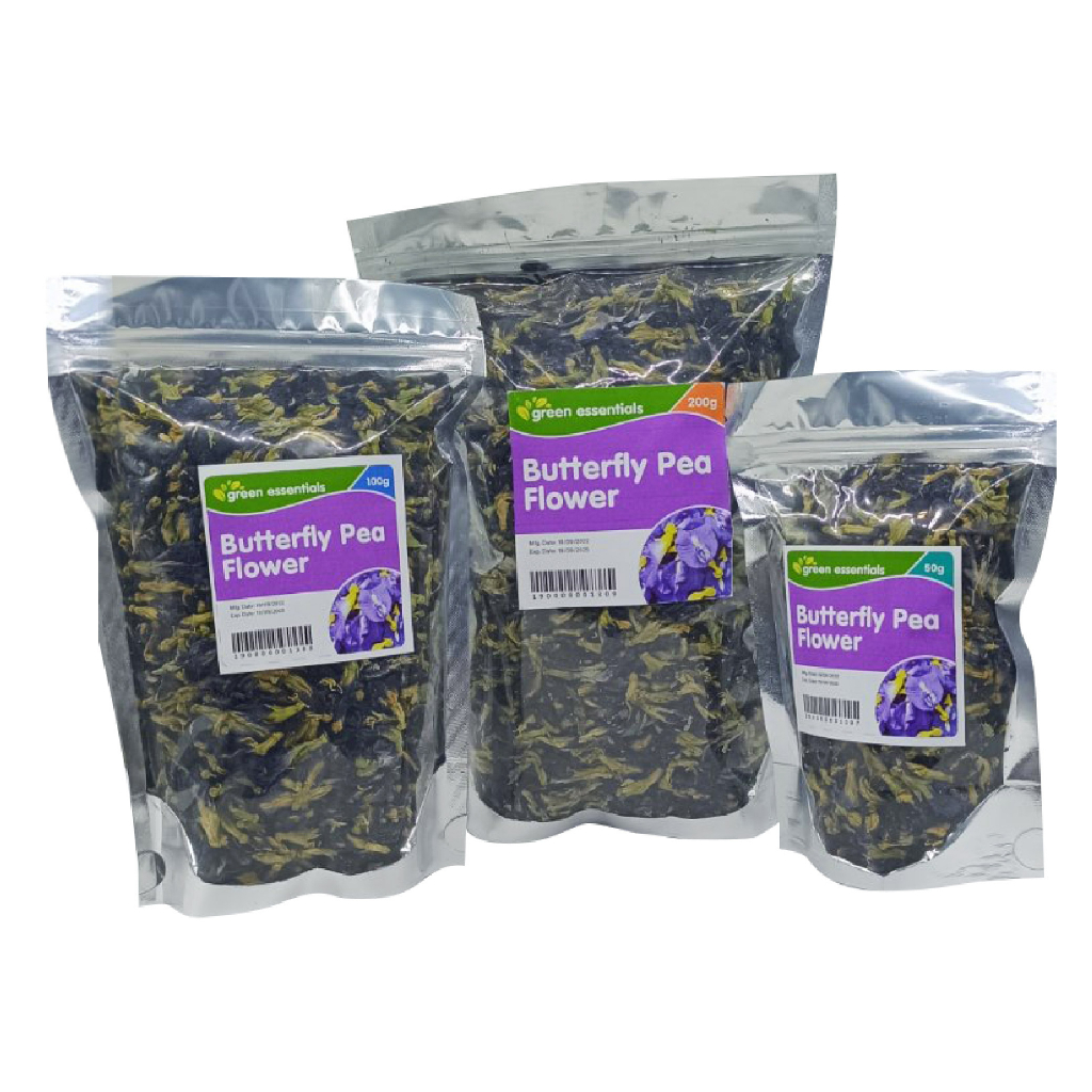 Dried Blue Ternate/ Butterfly Pea Flower Tea 50g/100g/200g | Shopee ...