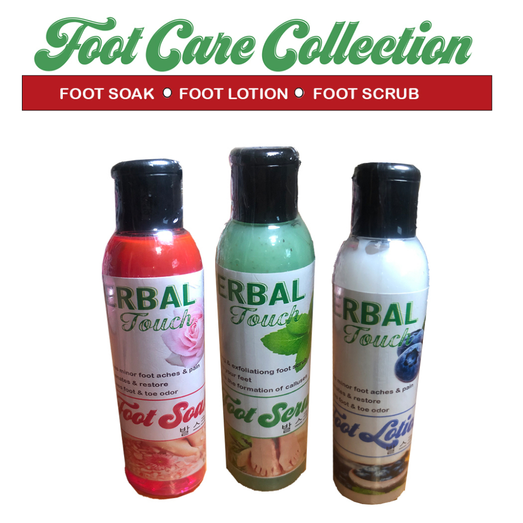 Foot Care Foot Scrub, Foot Lotion, Foot Soak & Foot Blush Spray 100ml ...