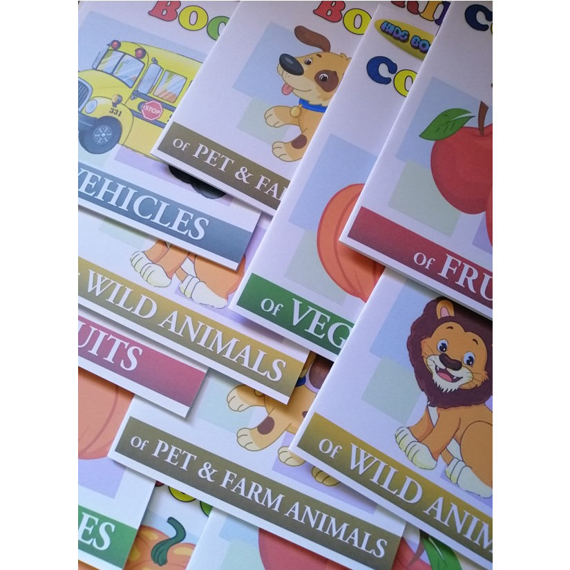Coloring Book for Kids (26 pages) - Fruits/Vegetables/Wild Animals/Pet ...